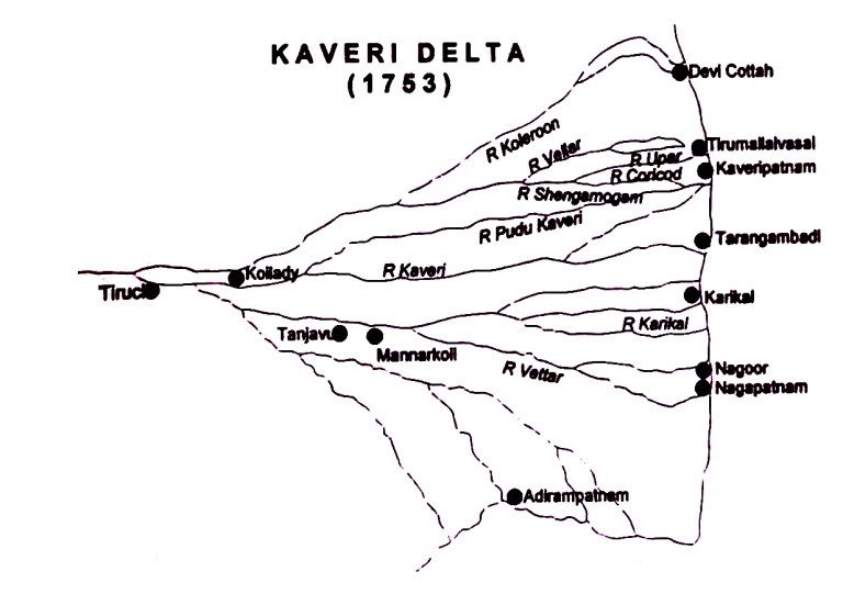 When Kaveri/Cauvery was flowing through Chennai and Pondicherry ...