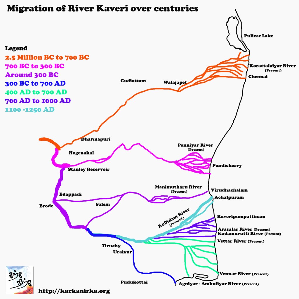 When Kaveri/Cauvery was flowing through Chennai and Pondicherry ...
